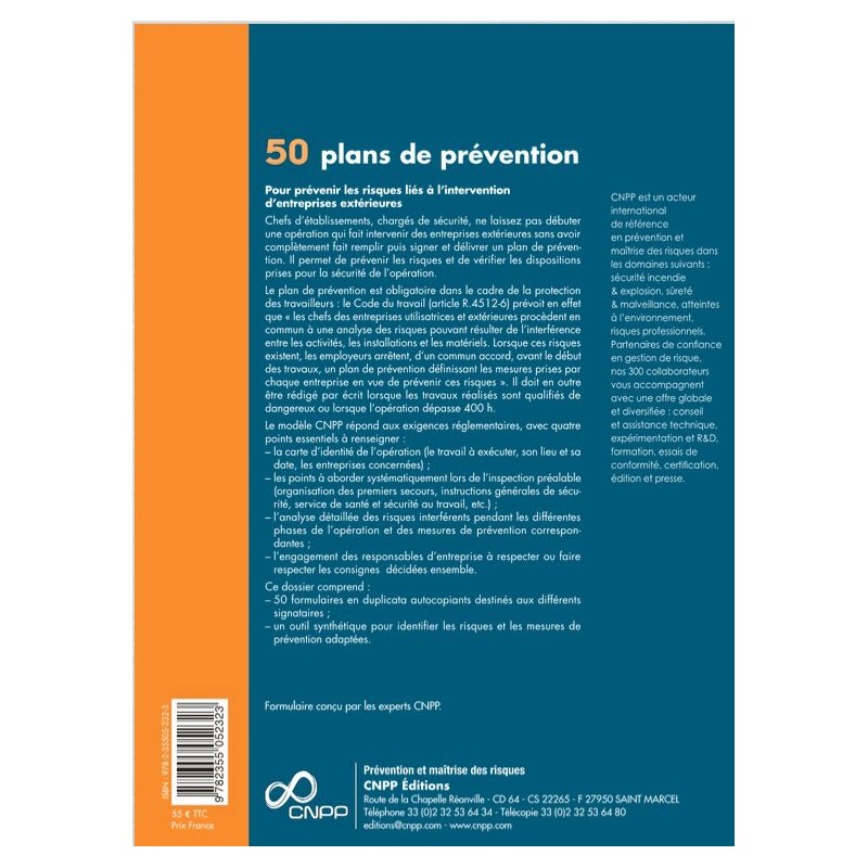 50 Plans de prévention - France-Sélection